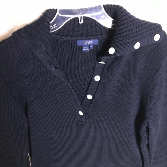 Chaps | Sweaters | Chaps Navy Sweater | Poshmark